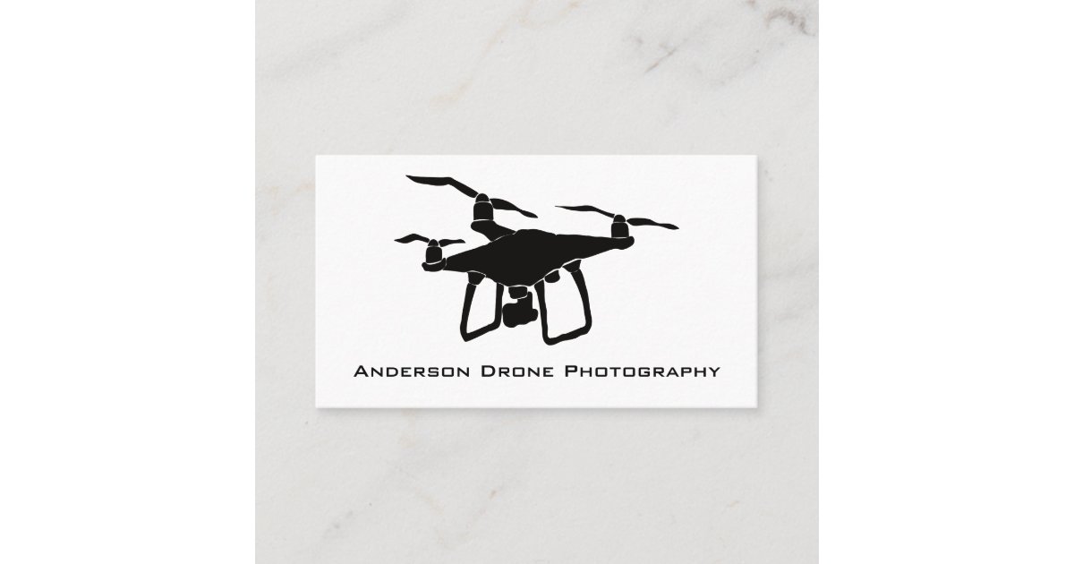 Drone Photographer Business Cards | Zazzle