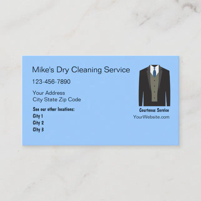 Dry Cleaning Business Cards | Zazzle