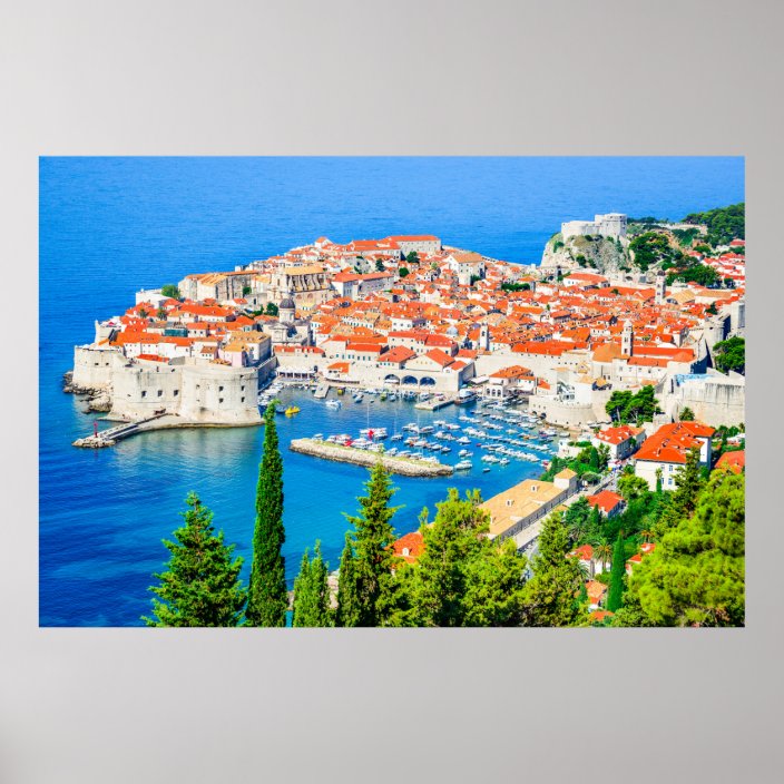 Dubrovnik poster, Croatia Poster | Zazzle