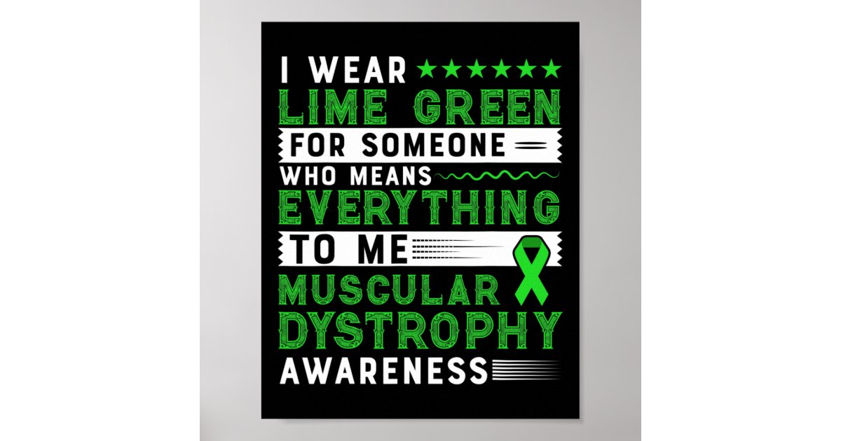 Duchenne Muscular Dystrophy Awareness Poster | Zazzle