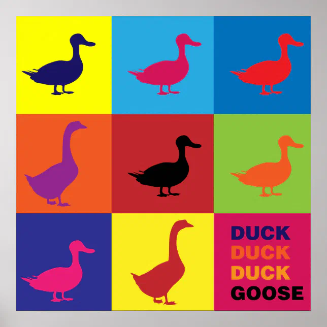 Duck Duck Duck Goose Poster | Zazzle