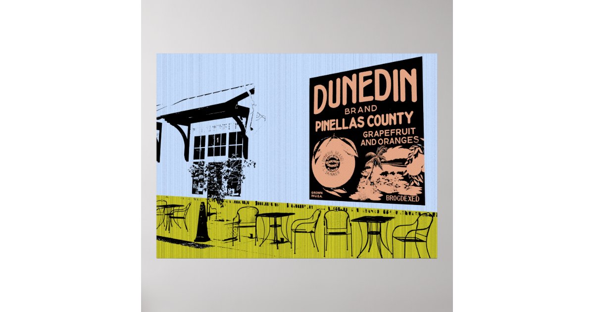 Dunedin, Florida artwork - tourist photos Poster | Zazzle