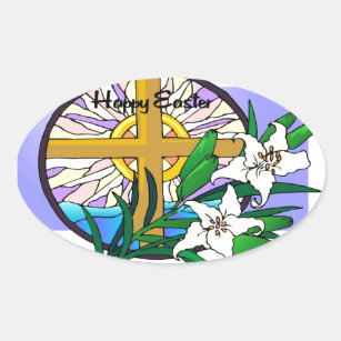 Religious Easter Stickers | Zazzle AU