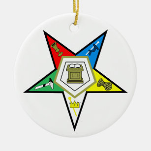 Eastern Star Christmas Tree Decorations & Ornaments | Zazzle.com.au