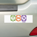 Eat Sleep Maintain Aircraft Bumper Sticker | Zazzle