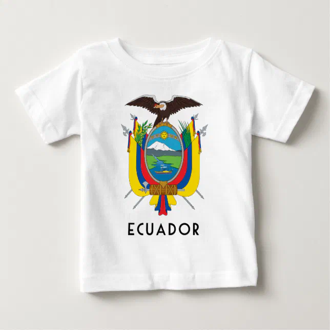 Ecuador - symbol/coat of arms/flag/colours/emblem baby T-Shirt | Zazzle