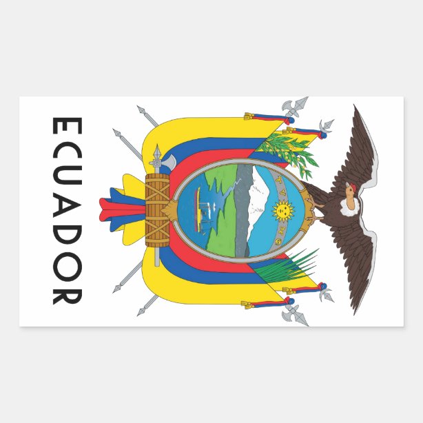Ecuador Emblem Stickers | Zazzle AU