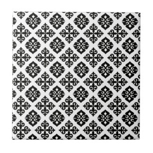 Black And White Decorative Ceramic Tiles | Zazzle.com.au