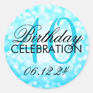 40th Birthday Stickers | Zazzle AU
