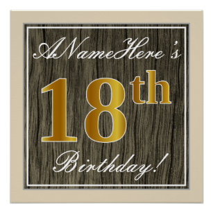 18th Birthday Posters & Photo Prints | Zazzle AU