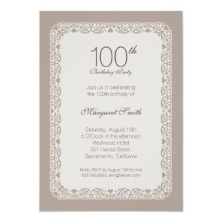 100 Years Invitations & Announcements | Zazzle.com.au