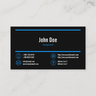 Receptionist Business Cards Two Business Man Arriving To Hotel Give