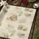 Elegant Rustic Vintage Christmas Woodland Collage Wrapping Paper | Zazzle