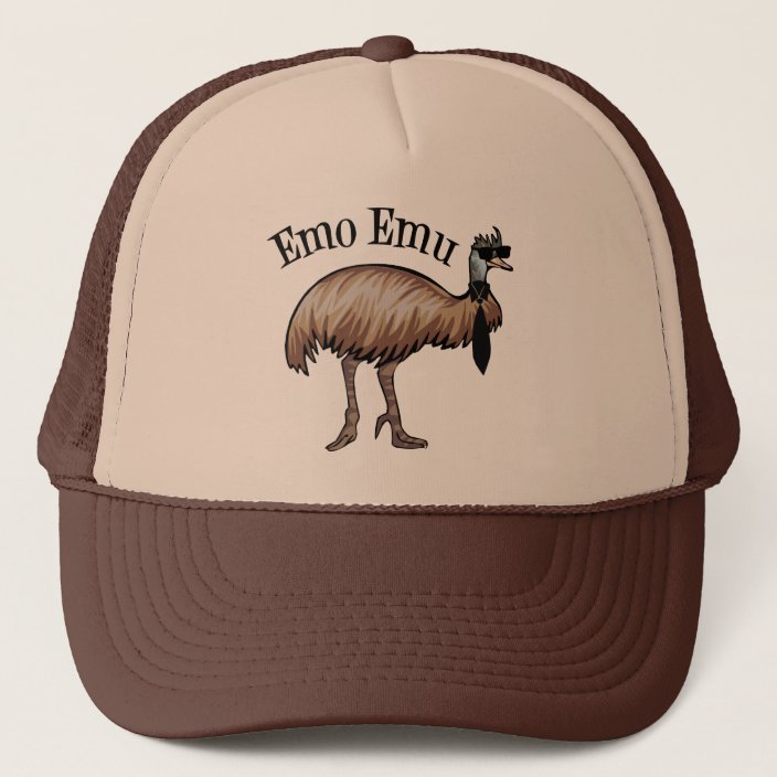 Emo Emu Trucker Hat | Zazzle.com.au