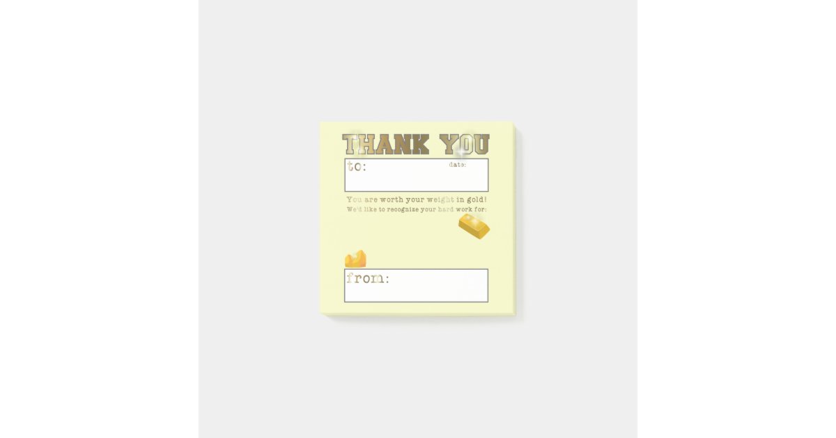 Employee Appreciation Shout Out Recognition Post-it Notes | Zazzle