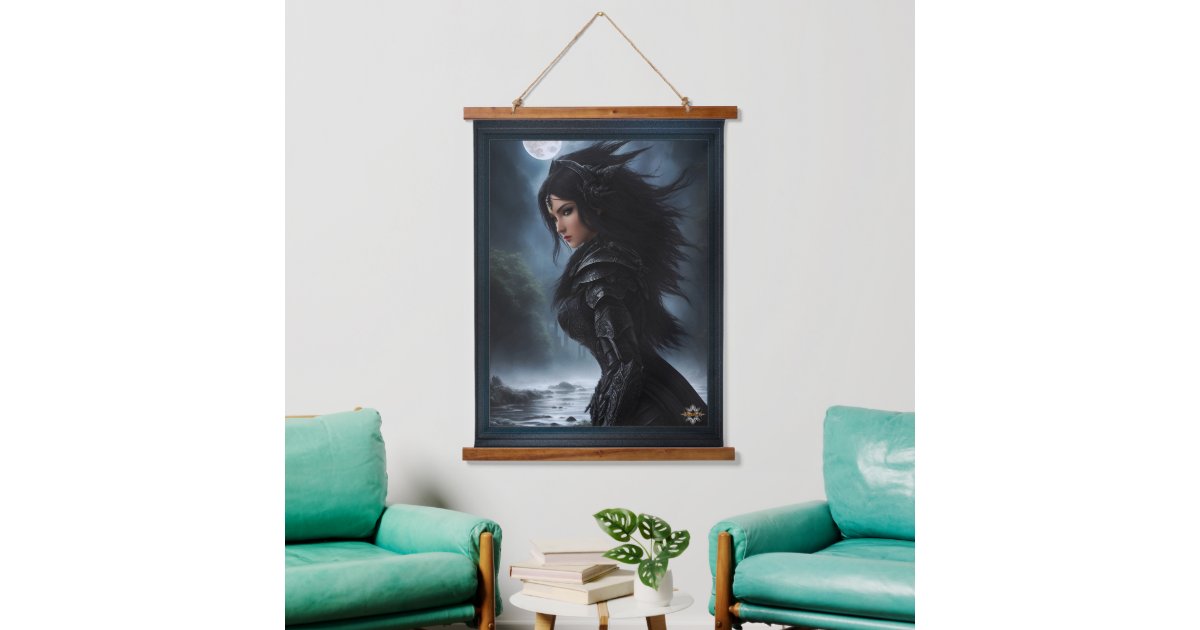 Empress Vampire Hunter AI Concept Art by Xzendor7 Hanging Tapestry | Zazzle