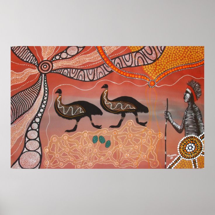 EMU DREAMING POSTER | Zazzle