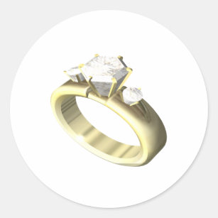 Engagement Ring Stickers | Zazzle AU