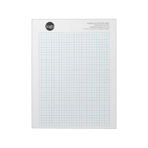 Engineering Graph Pad Calcpad with Company Logo | Zazzle