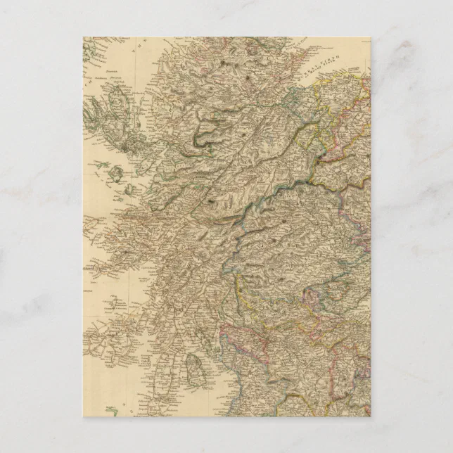 England Map Postcard | Zazzle