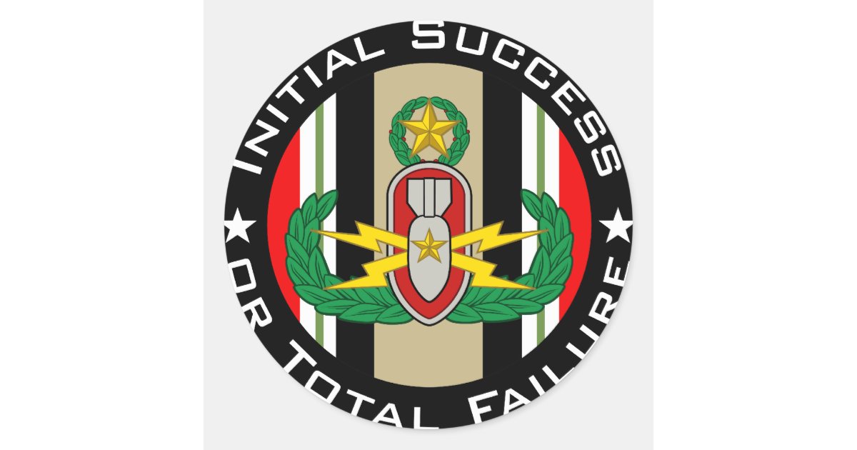 EOD Master in colour OIF ISoTF Classic Round Sticker | Zazzle