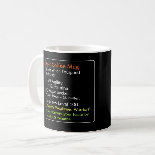 Epic Coffee mug Black | Zazzle