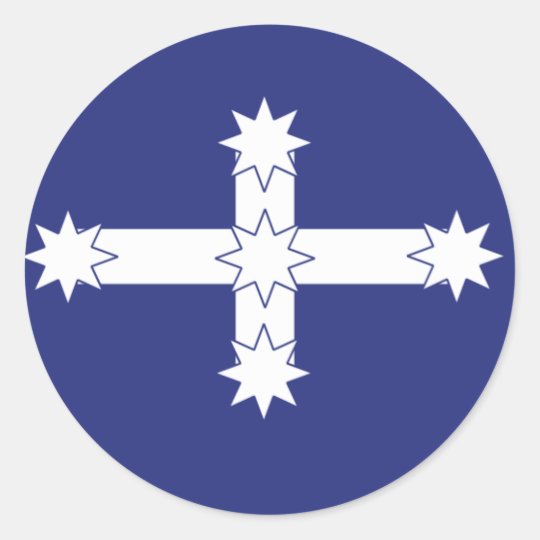 Eureka Flag Classic Round Sticker | Zazzle.com.au