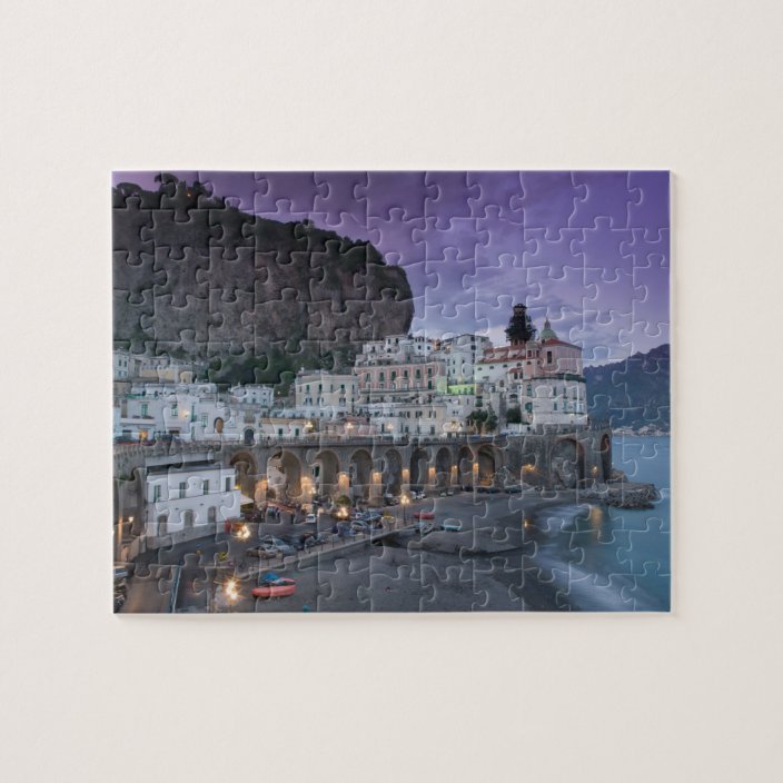 Europe, Italy, Campania (Amalfi Coast) Atrani: Jigsaw Puzzle | Zazzle ...