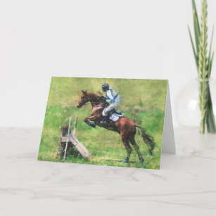 Horse Jumping Cards | Zazzle AU