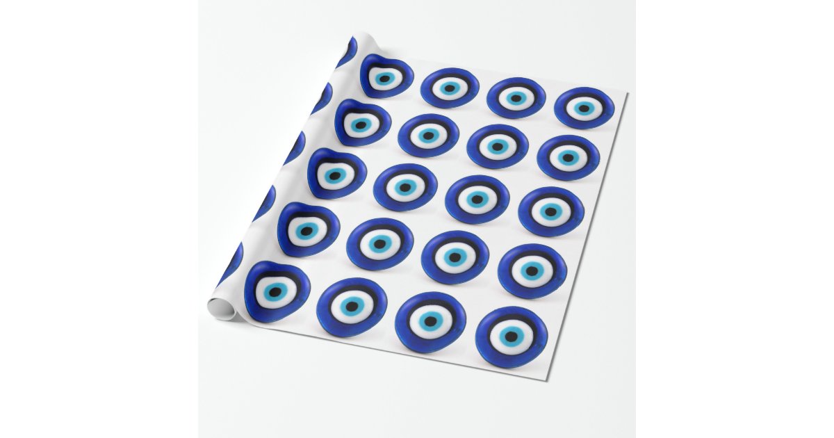 Evil eye. wrapping paper | Zazzle