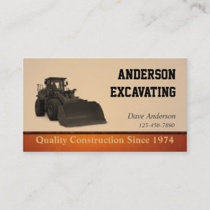 Excavation Business Cards | Zazzle AU