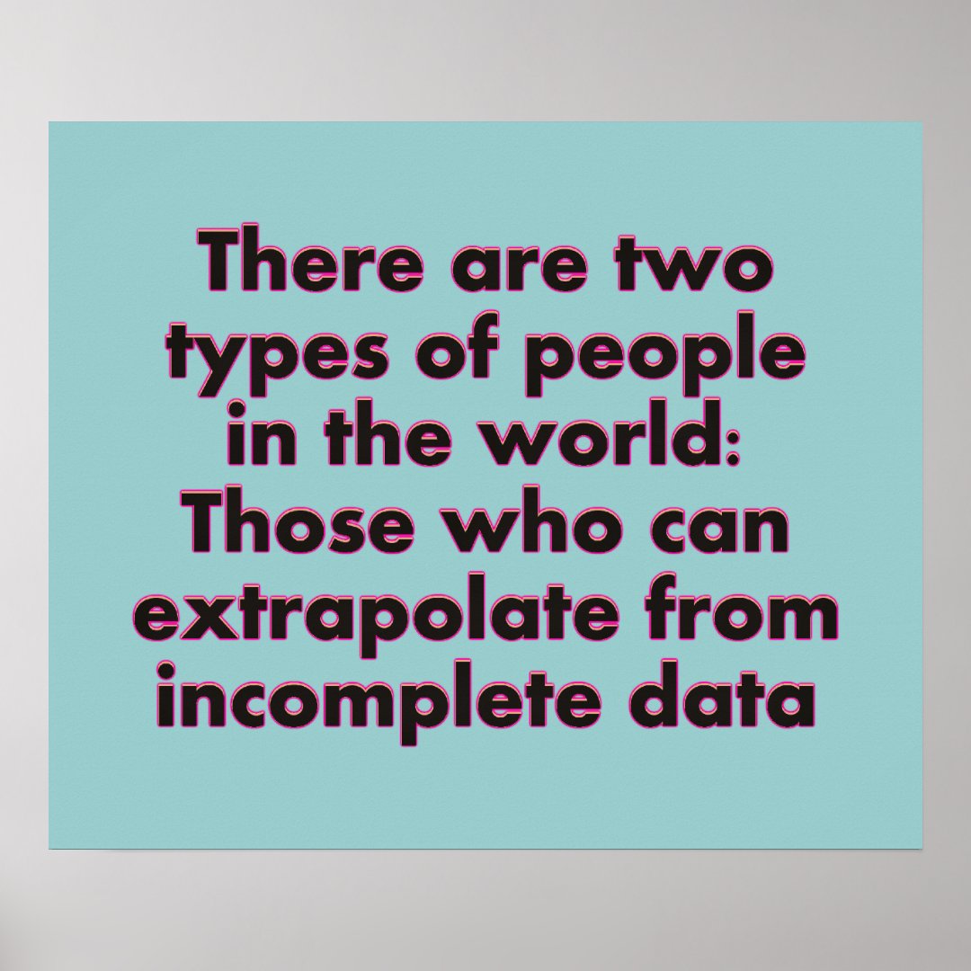 Extrapolate This... Poster | Zazzle