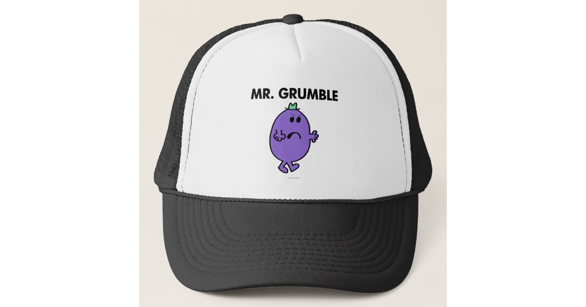 Extremely Unhappy Mr. Grumble Trucker Hat | Zazzle