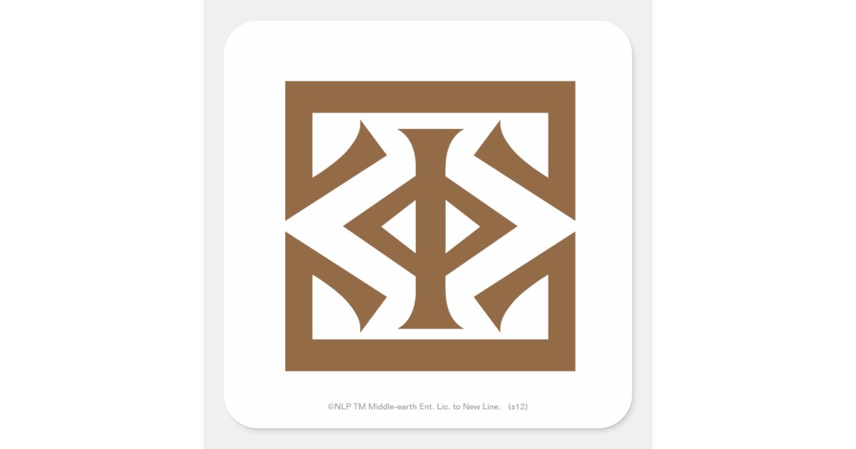 Eye of Sauron Square Sticker | Zazzle