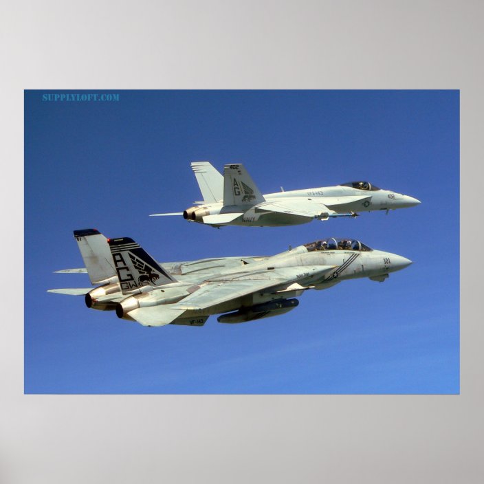 F14 and F18 Poster | Zazzle.com.au