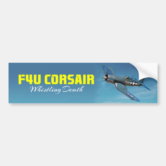 F4U Corsair Bumper Sticker | Zazzle.com.au