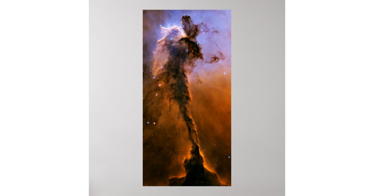 Fairy of Eagle Nebula NASA Abstract Poster | Zazzle