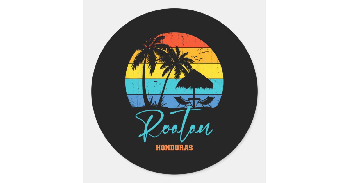 Family Vacation Roatan Honduras Beach Vacation Mat Classic Round ...