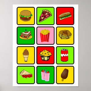 Junk Food Posters & Photo Prints | Zazzle AU