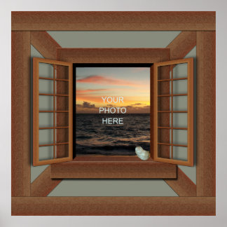 Fake Window Scene Posters & Prints | Zazzle.com.au