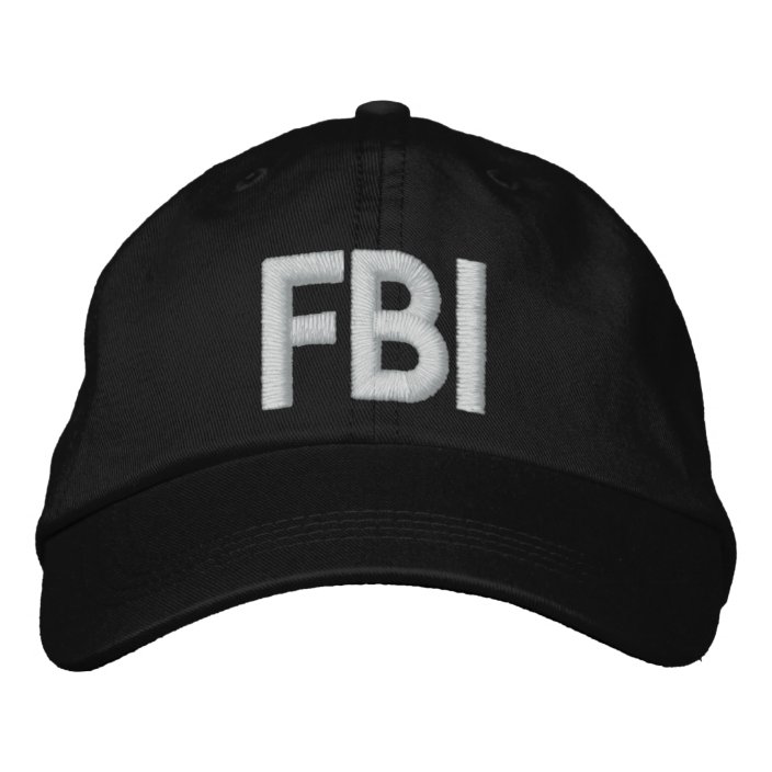 FBI Embroidered Hat | Zazzle.com.au