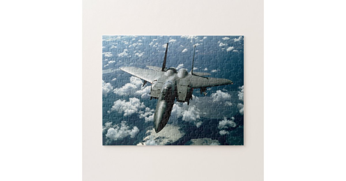 Fighter plane jigsaw puzzle | Zazzle