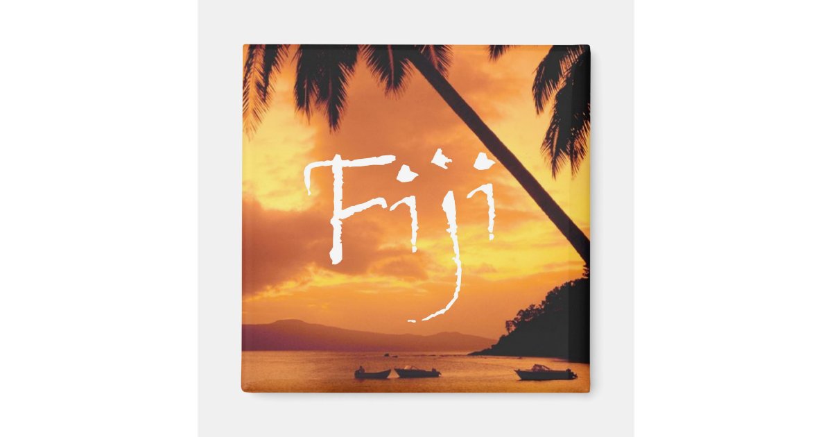 Fiji Travel Photo Souvenir Fridge Magnets | Zazzle