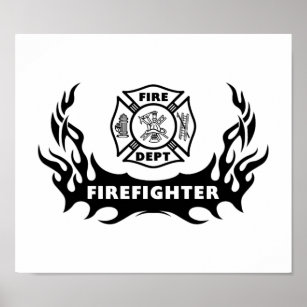Female Firefighter Posters & Photo Prints | Zazzle AU