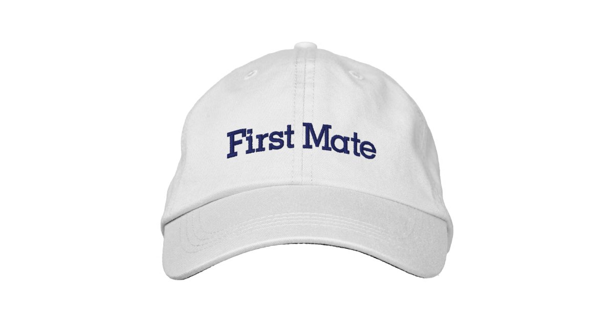 First Mate Hat | Zazzle