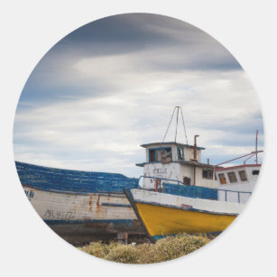 Fishing Boat Stickers | Zazzle AU