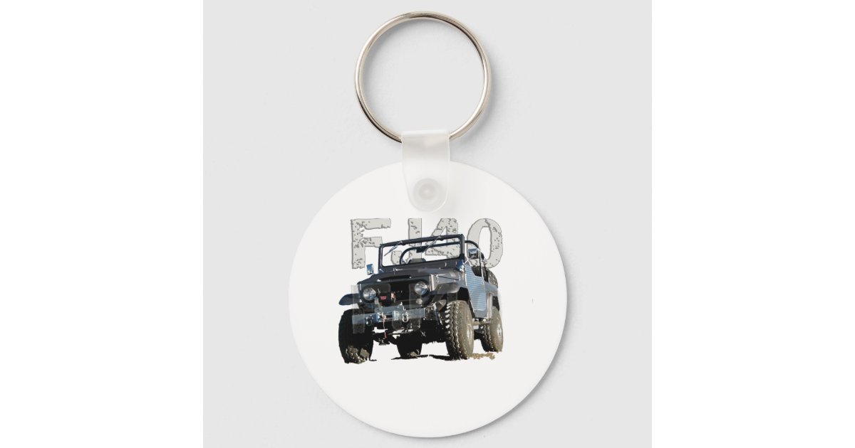 FJ40 Landcruiser Apparel Key Ring | Zazzle