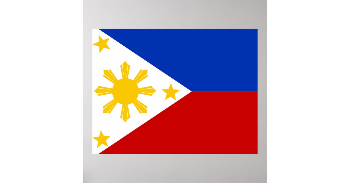 Flag of the Philippines Poster | Zazzle