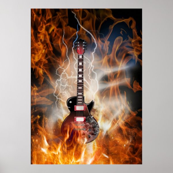 Guitar Posters & Photo Prints | Zazzle AU