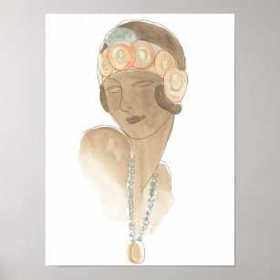 Flapper Girl Art & Wall Décor | Zazzle.com.au